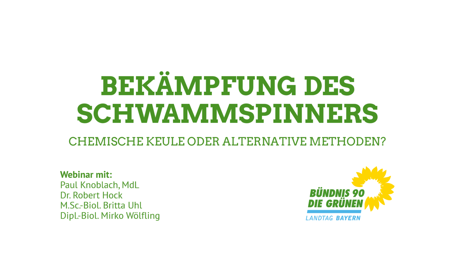 Video: Bekämpfung des Schwammspinners – chemische Keule oder ...